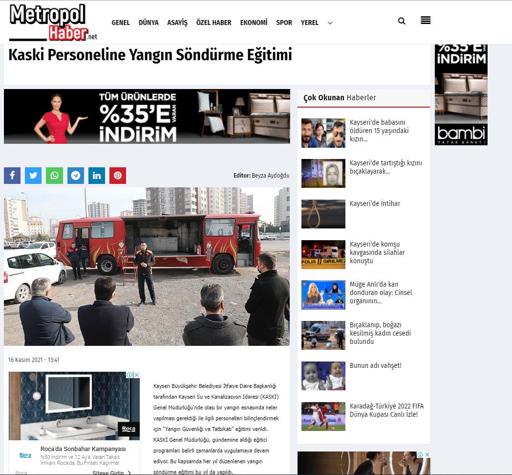 METROPOL HABER - 16 KASIM 2021