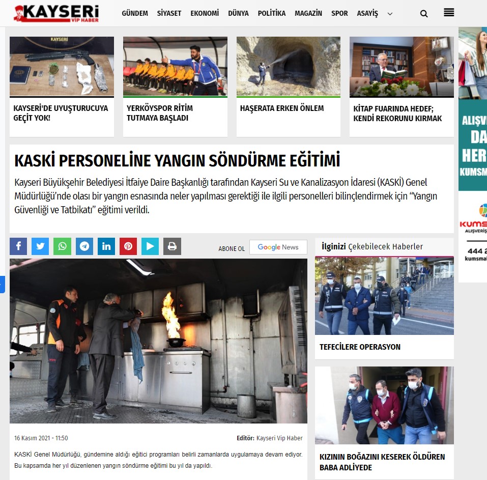VİP HABER - 16 KASIM 2021